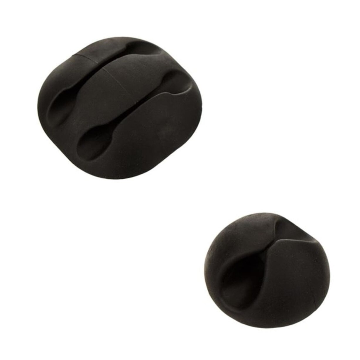 Set 4 Clipsuri Autocolante, Organizator Multifunctional Cabluri, Negru ...