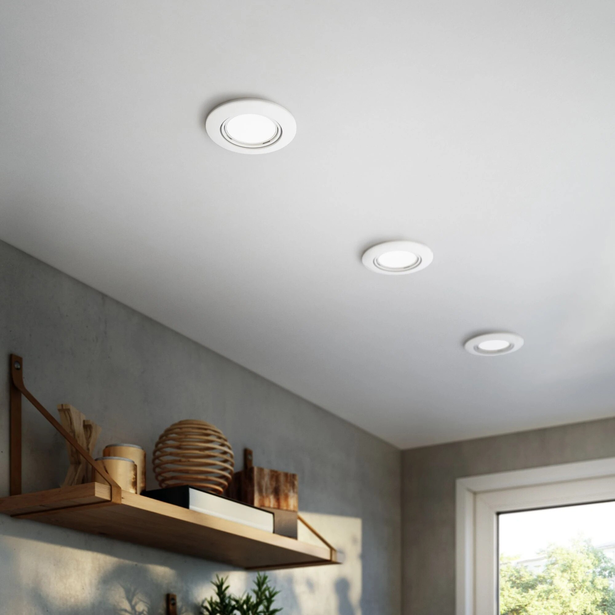 Set 3 Spoturi incastrate Inspire Remi, LED, 3 x GU10, 510 lm ...