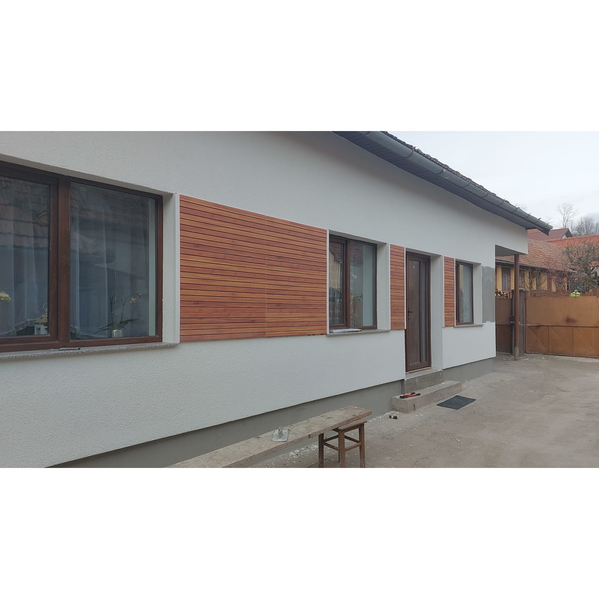 Placa decorativa din polistiren, imitatie lemn, 100x50x2 cm - eMAG.ro