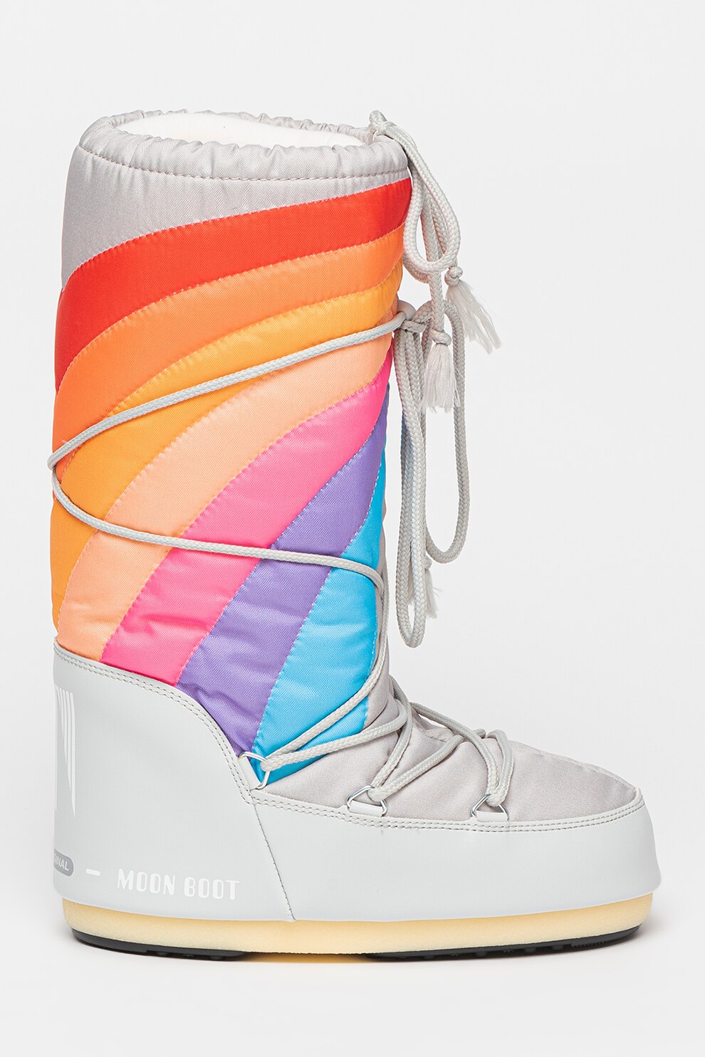 Moon Boot, Cizme de iarna cu aspect matlasat, fara inchidere Icon ...