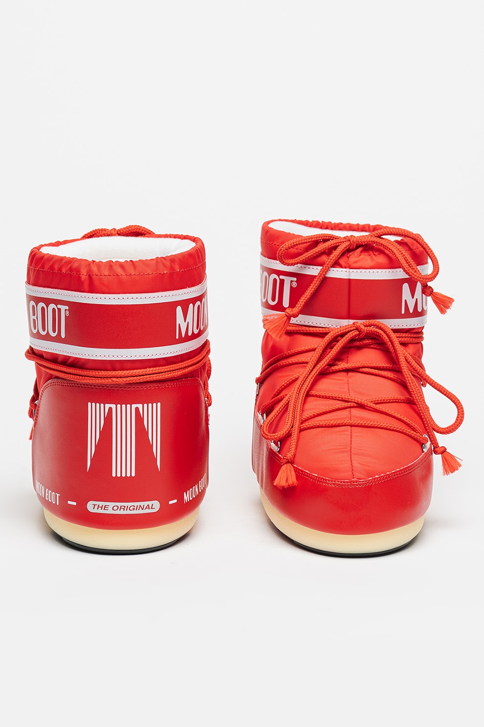 Moon Boot, Ghete apreschi fara inchidere Classic Low, Rosu, 39-41 - eMAG.ro