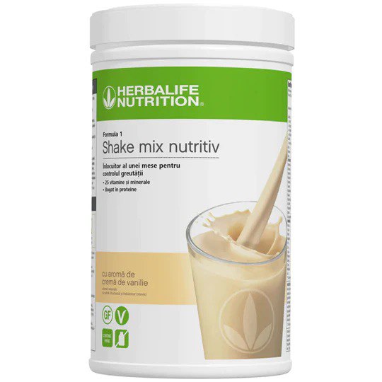 Formula 1 Shake Mix Nutritiv Aroma Crema de Vanilie - Inlocuitor de ...