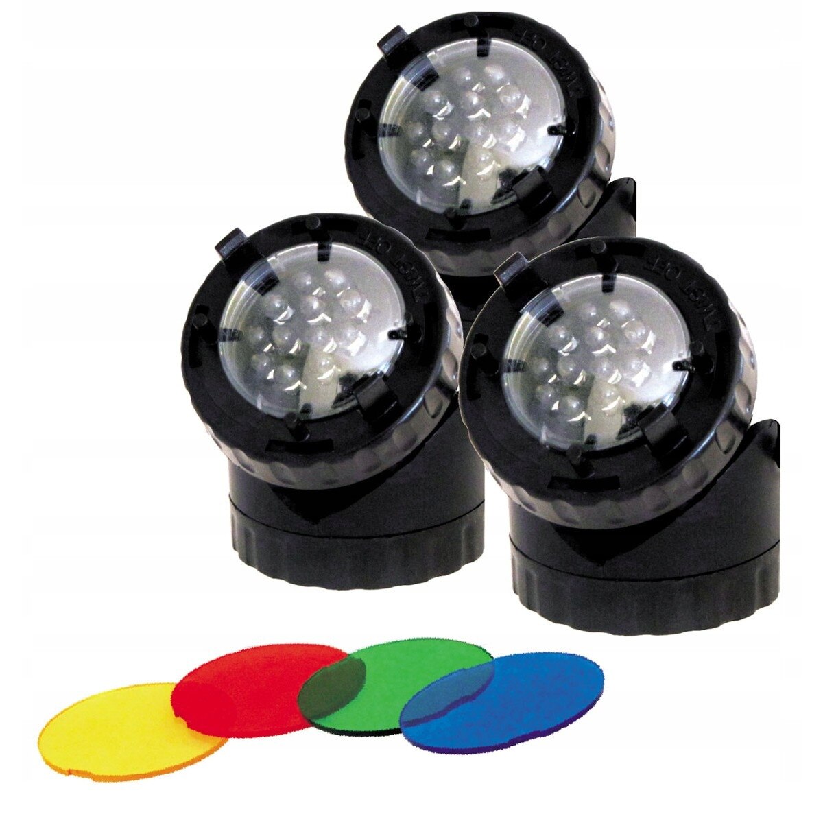 Set 3 spoturi gradina, LED, 3x1.6W, 8x6cm, Negru - eMAG.ro