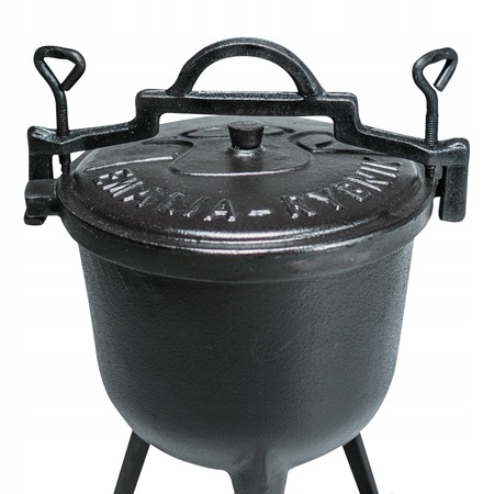 Ceaun din fonta emailata, Emalia Rybnik, Capacitate 8L, 29.5 x 27 cm ...