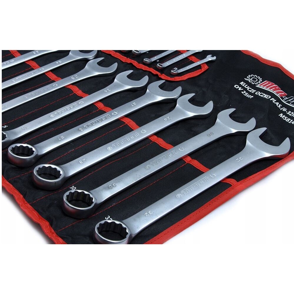 Set chei combinate fixe si inelare 25 piese, 6-32MM, Mar-Pol, EBN58149 ...