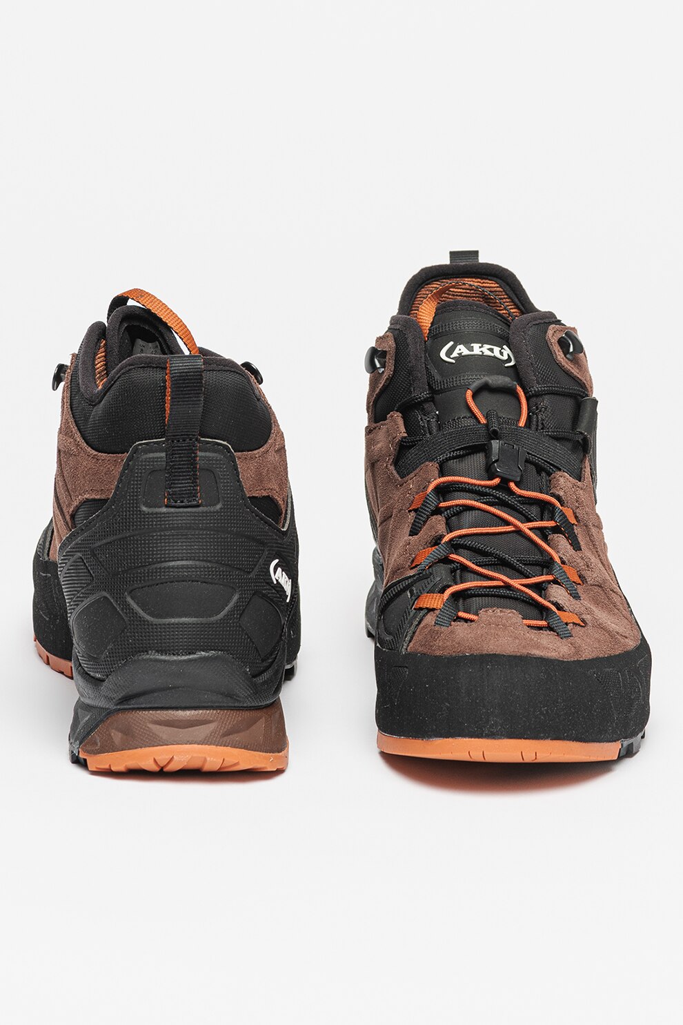AKU trekking & outdoor, Ghete mid-cut pentru drumetii Rock DFS, Maro ...