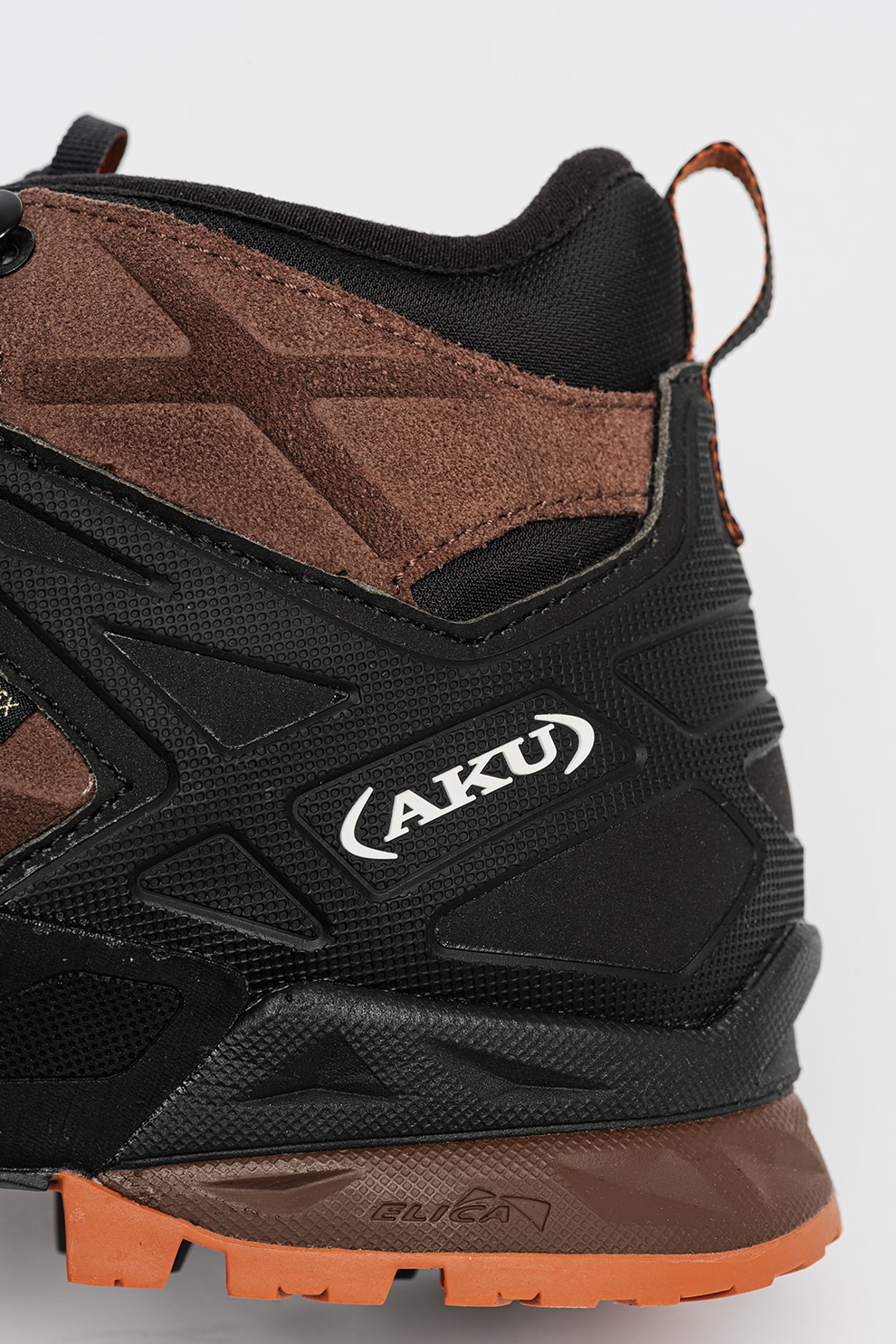 AKU trekking & outdoor, Ghete mid-cut pentru drumetii Rock DFS, Maro ...