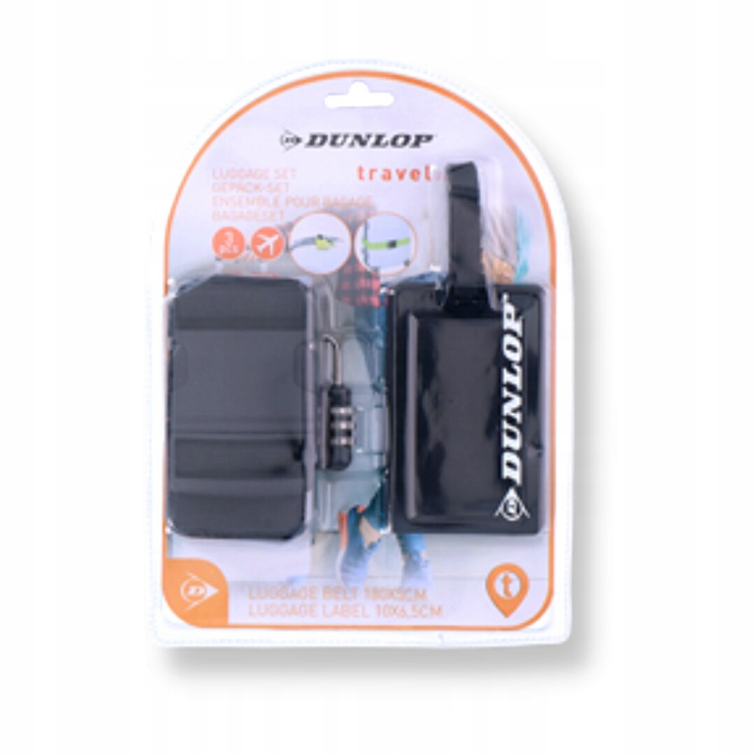 Set accesorii pentru bagaj, Dunlop, Metal, Negru - eMAG.ro