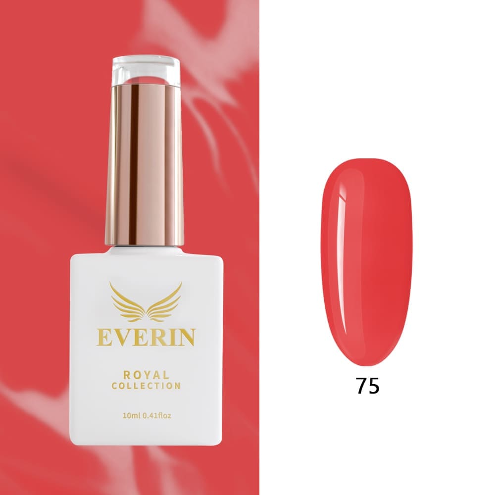 Oja semipermanenta Everin- Royal Collection 10ml- Rosu Ferrari 075 ...