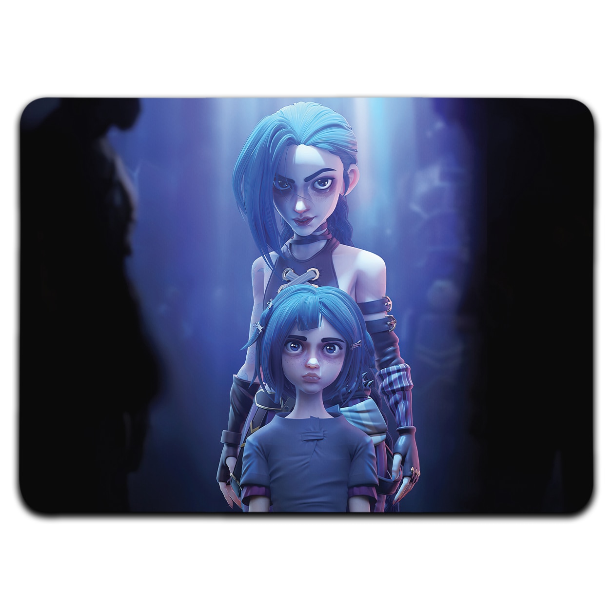 Подложка за мишка Netflix Series Arcane, Jinx & Powder, Неплъзгаща се ...