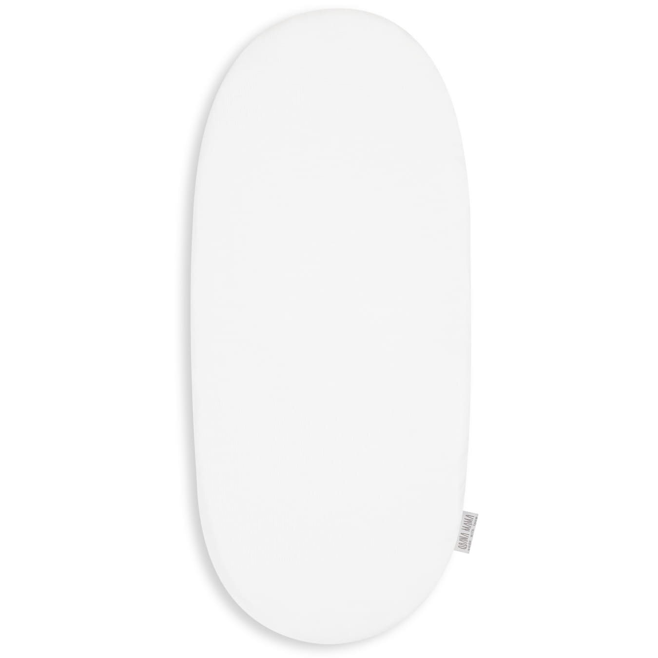 Cearsaf pentru bebelusi, Bambus, 75x40 cm, Alb - eMAG.ro