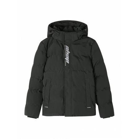 Geaca baieti, groasa de iarna, culoare kaki, marime 158-164 cm, varsta ...