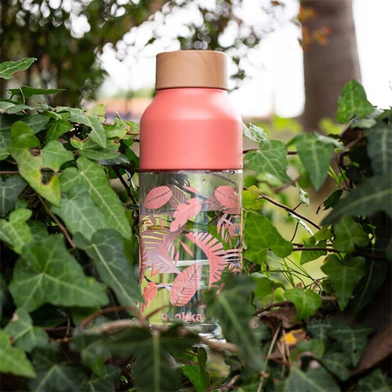 Sticla de apa, Quokka, Tritan, 570 ml, Roz - eMAG.ro