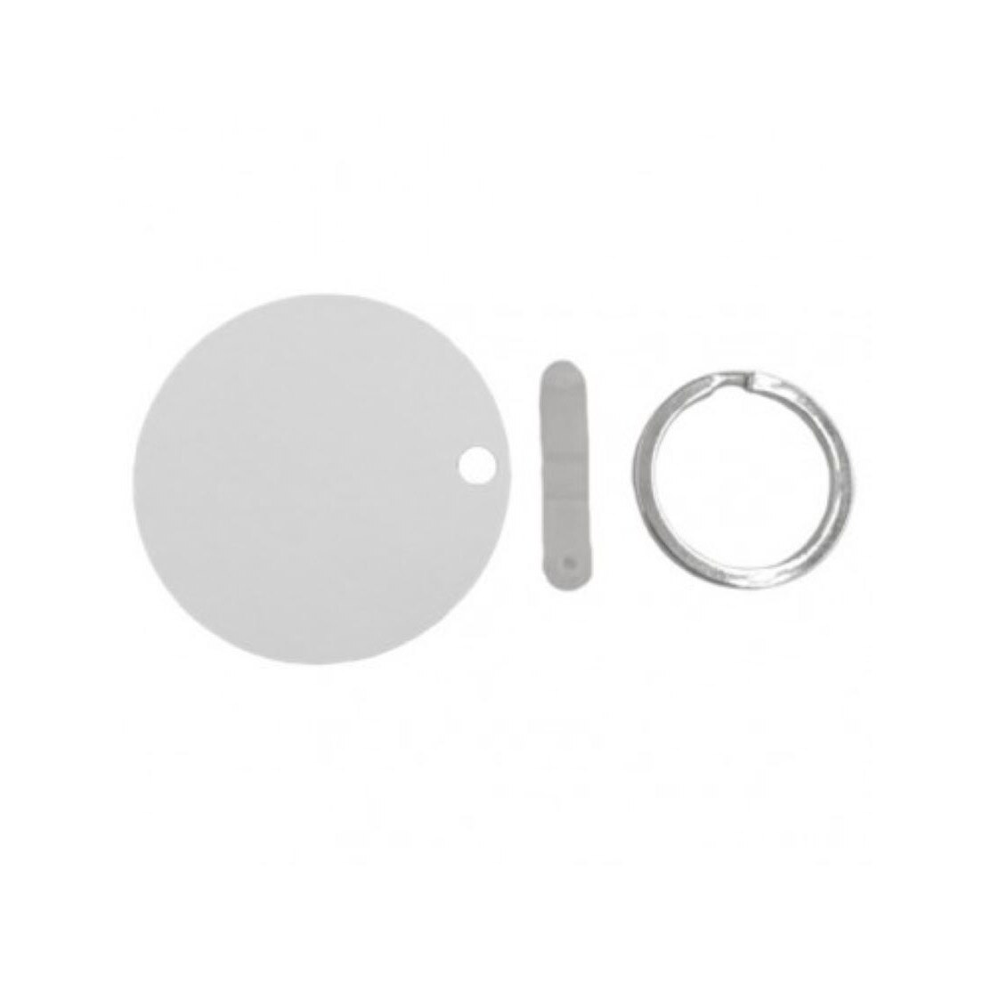 Breloc personalizat MDF sublimabil rotund, diametru 4.9 cm - eMAG.ro