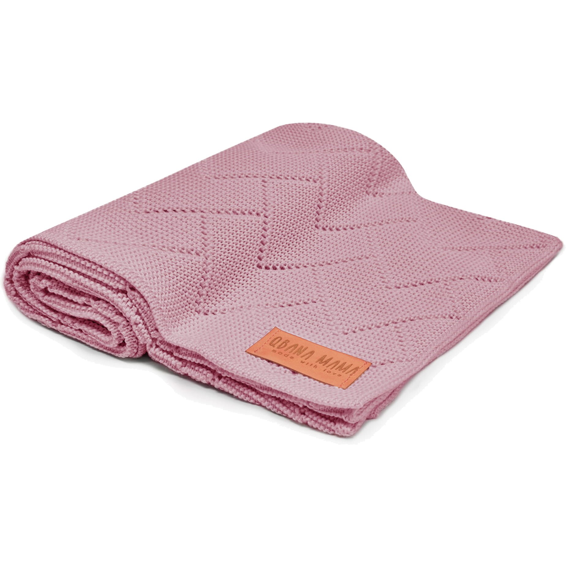 Patura pentru bebelusi, Bambus, 80x80 cm, Roz pudrat - eMAG.ro