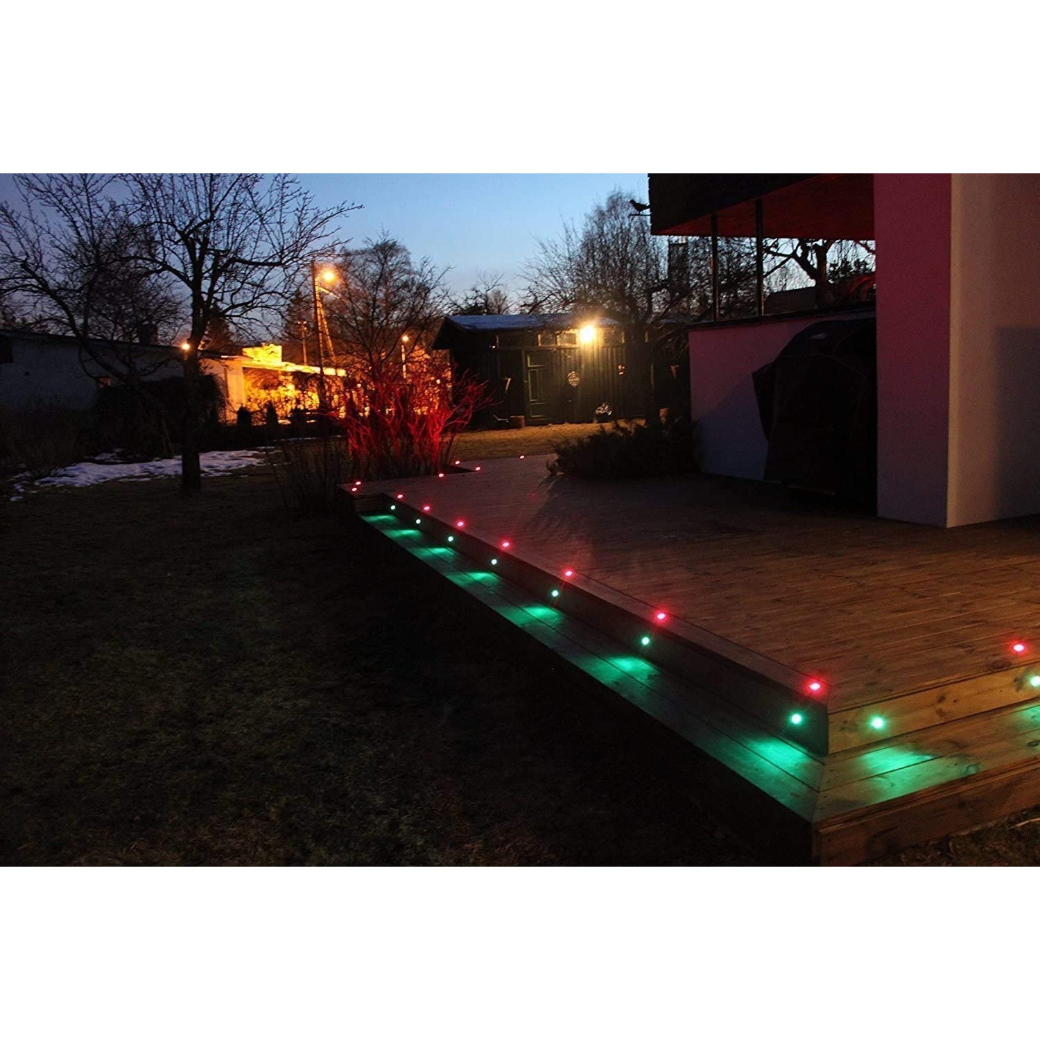 Set 10 Spoturi Led de podea, Incastrat, impermeabil, pentru curte, alee ...