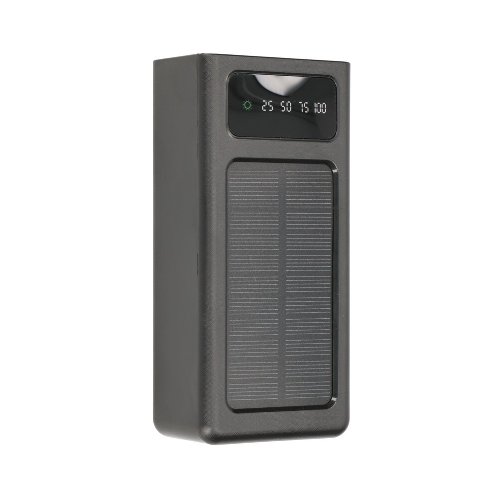 Acumulator extern, Extralink EPB-093, 30000mAh, Panou solar, 4 cabluri ...