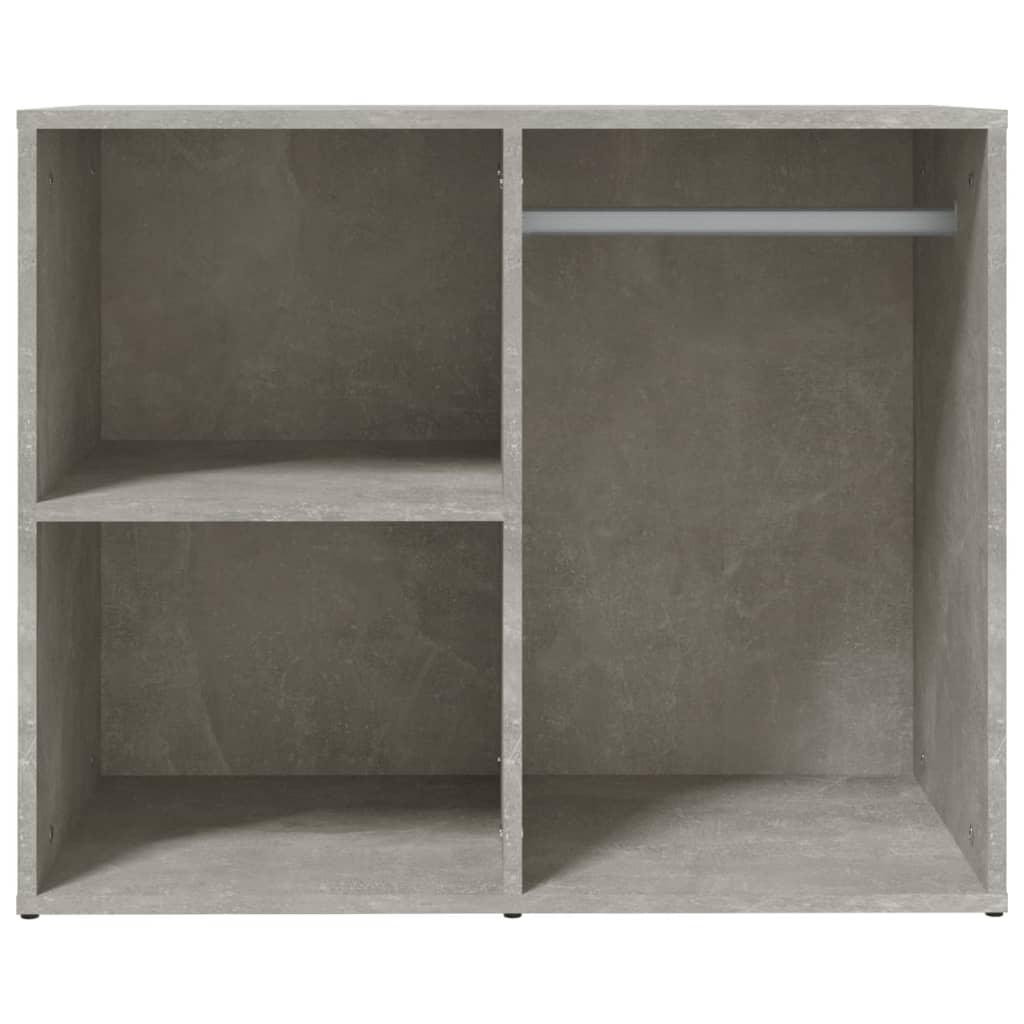 Dulap de dressing, gri beton, 80x40x65 cm, pentru Sufragerie, bucatarie ...