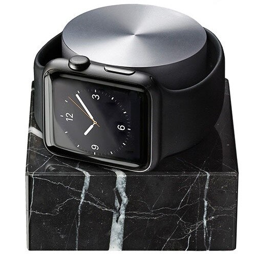 Dock Native Union Luxury Tech Marble pentru Apple Watch, Negru - eMAG.ro