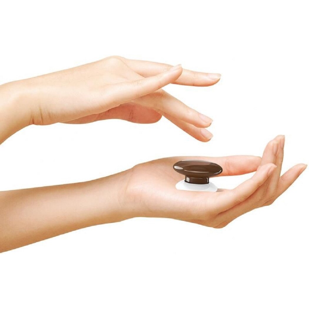 Buton de comanda FIBARO, Z-Wave Plus, negru, FGPB-101-2 - eMAG.ro