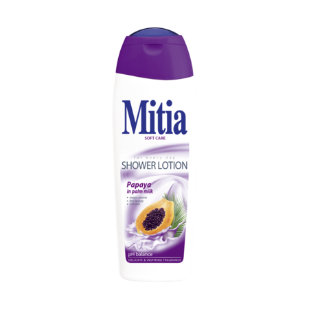 Душ мляко Mitia Soft Care Папая, 400 мл - eMAG.bg