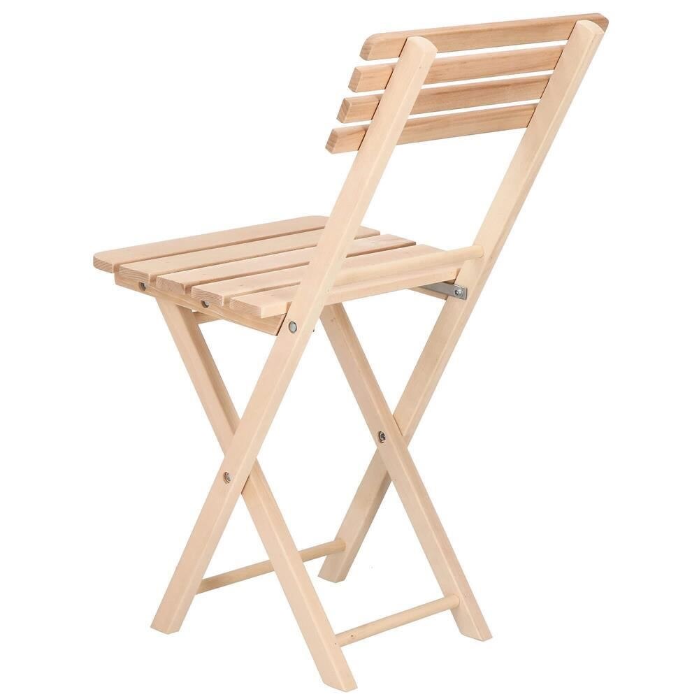Set mobilier gradina, terasa, balcon, pliabil, lemn, 1 masa, 2 scaune ...
