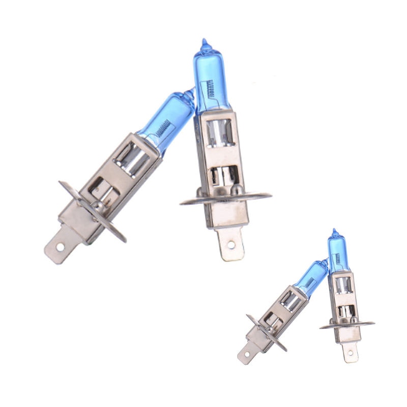 Set de 2 becuri halogen H1, 100W/bec, 12V, lumina alba 5000K - eMAG.ro