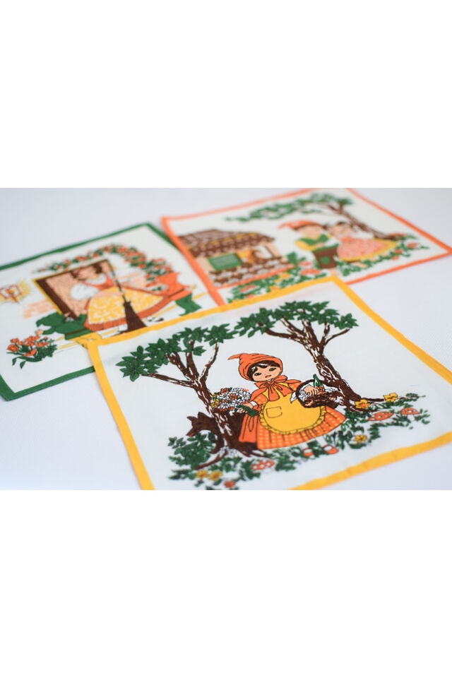 C02-MESÉK Gyerek textilzsebkendő 6 db, füles tasakban - eMAG.hu