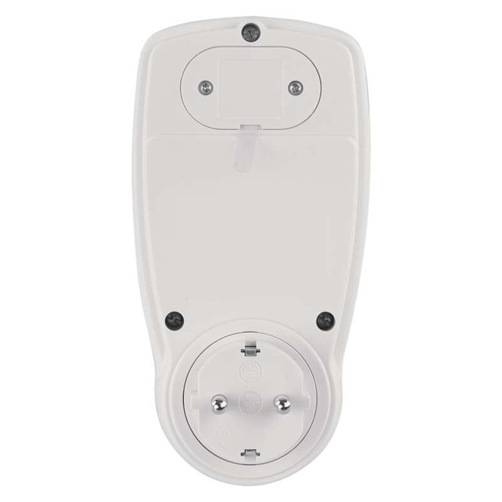 Priza cu contor energie, display LCD, max.16A, 2W-3680W - eMAG.ro