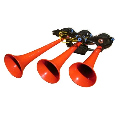 Claxon auto 3 tonuri 12V electric 125 dB - eMAG.ro