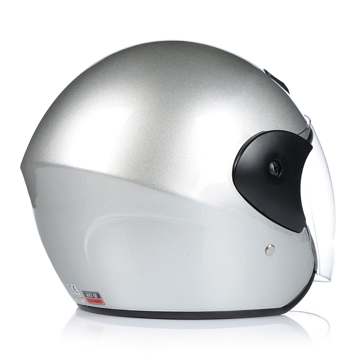 Casca moto, AWINA TN86, Protectie UV, ABS, Argintiu, L - eMAG.ro