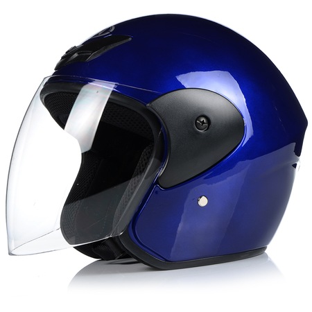 Casca moto, AWINA TN86, Protectie UV, ABS, Albastru, L - eMAG.ro