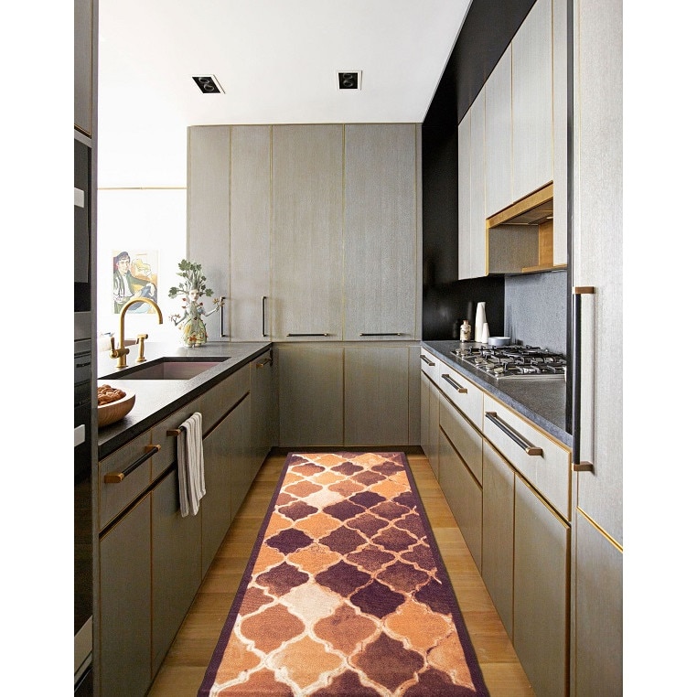 Covor tip traversa SAM Style Brown 80x200 cm, grosime 3.5 mm, 1000g/mp ...