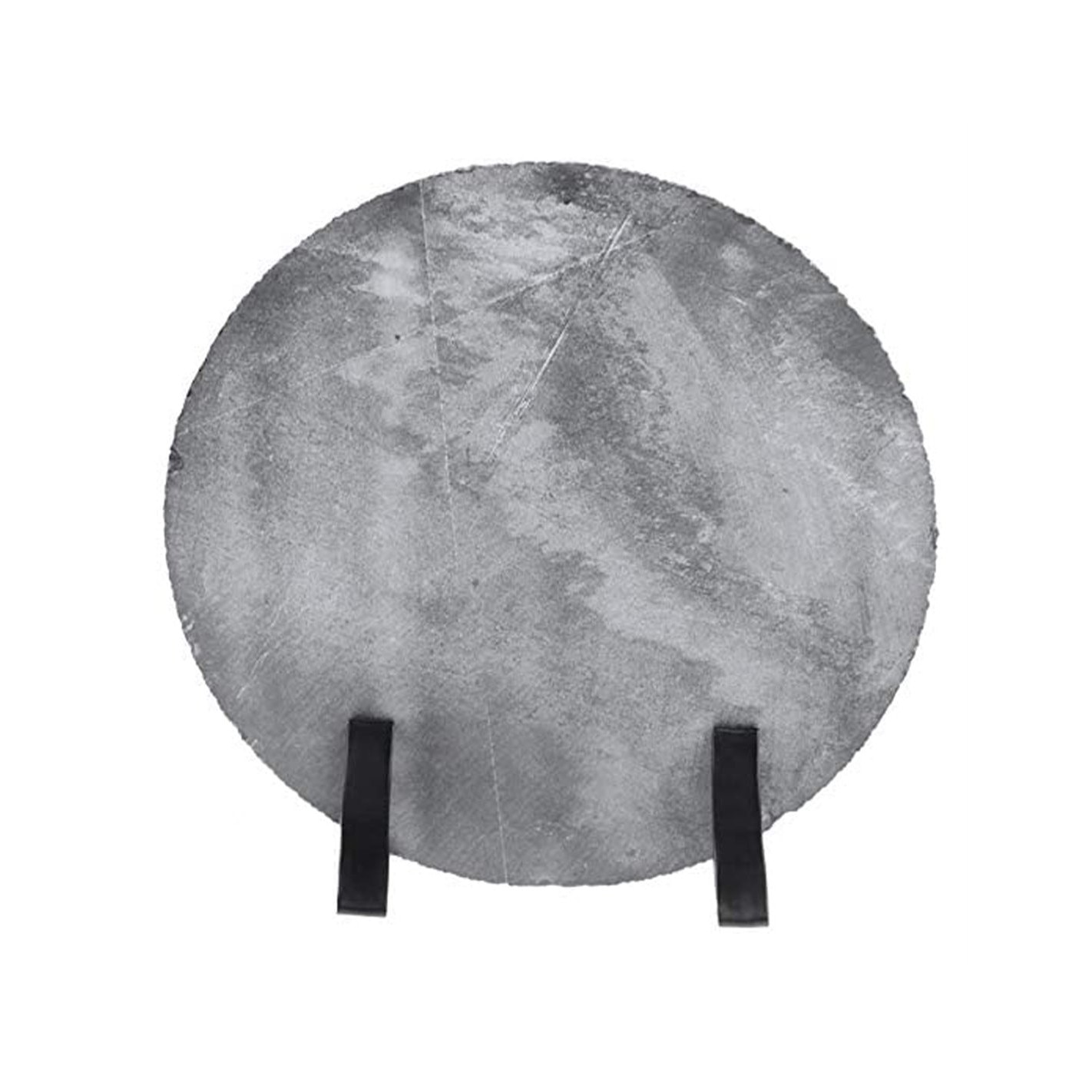 Placa ardezie personalizata in forma rotunda, Pop Radu Daniel II, 19x19 ...