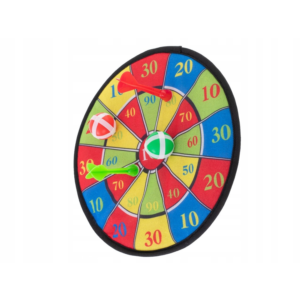 Joc dart, Rotund, Polistiren/Carton, Diametru 28 cm, Multicolor - eMAG.ro
