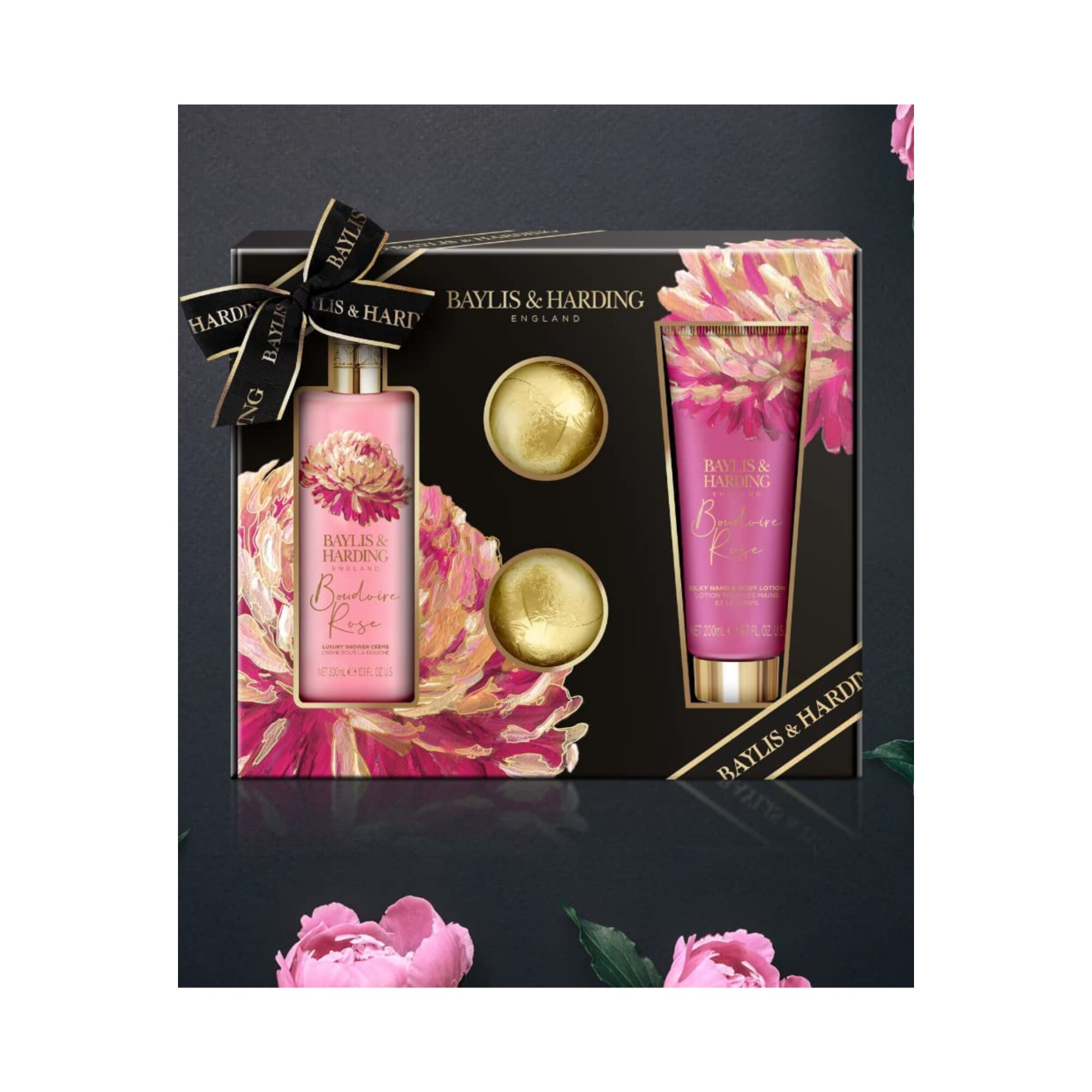 Set 4 piese Baylis & Harding, Femei, Crema Dus 300 ml, Lotiune Corp Si ...