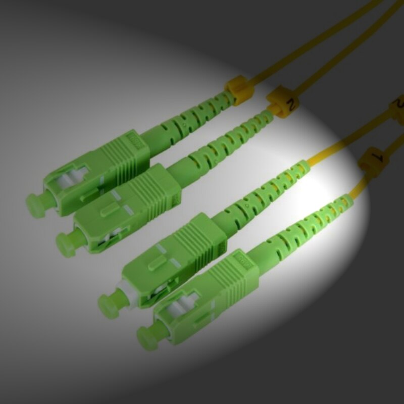 Cablu retea dublu, Fibra optica pentru internet, 3 m, Verde - eMAG.ro