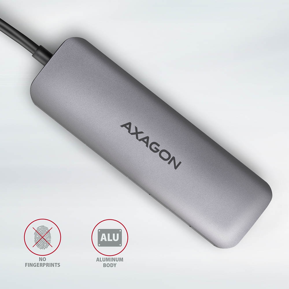 Hub USB AXAGON HMC-5 Combo 5in1, Cablu USB-C - eMAG.ro