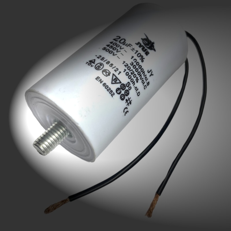 Condensator de pornire motor, CBB60, 20uF, 450V - eMAG.ro