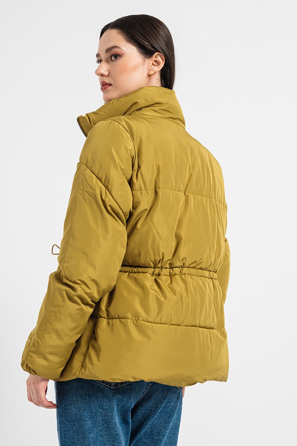 JdY, Geaca parka cu vatelina Luna, Verde masliniu, M - eMAG.ro