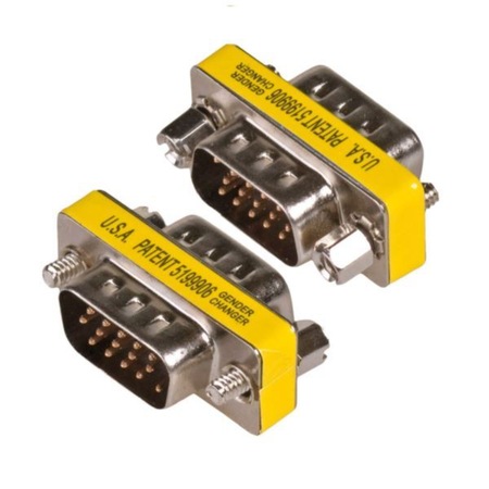 Adaptor mufa DB15 / mufa DB15 VGA, Argintiu - eMAG.ro