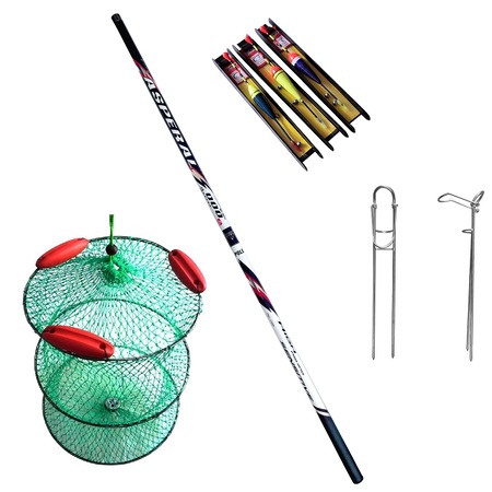 Set undita Diamant alb Asperal 4 m, juvelnic cu plutitori, 3 linii si ...