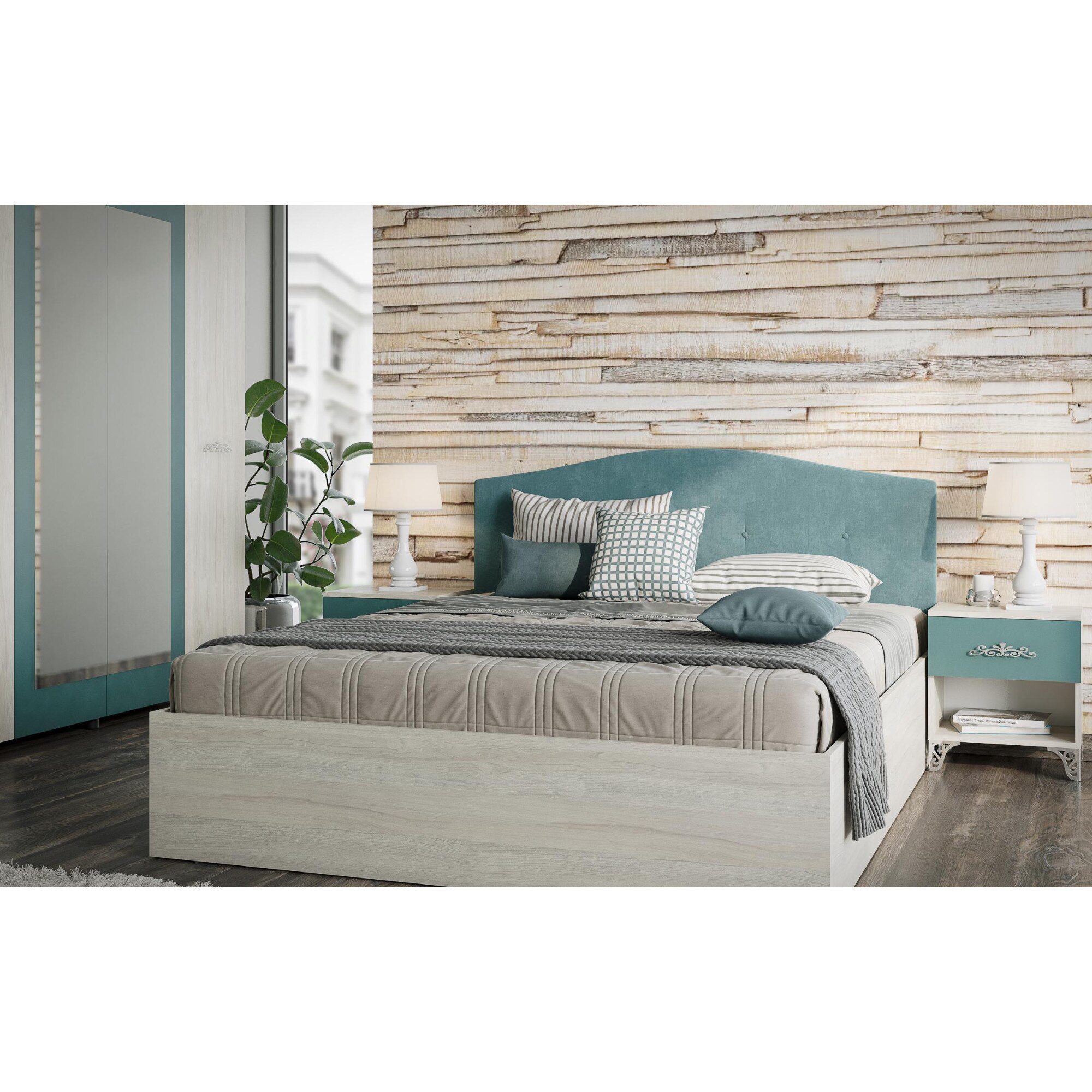 Dormitor Milano lux cu oglinda - eMAG.ro