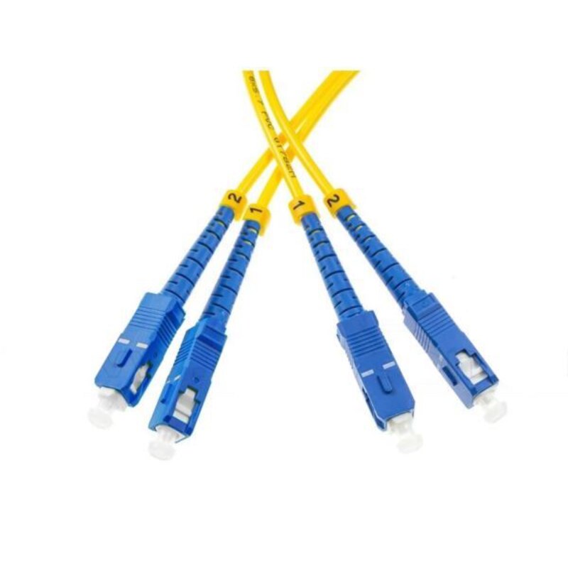 Cablu retea duplex, Fibra optica pentru internet, 1 m, Albastru - eMAG.ro