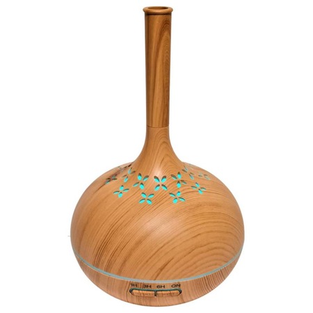 Fa Hatású Ultrahangos Diffúzor/ Párásító 7 Szinű Led Világos - eMAG.hu