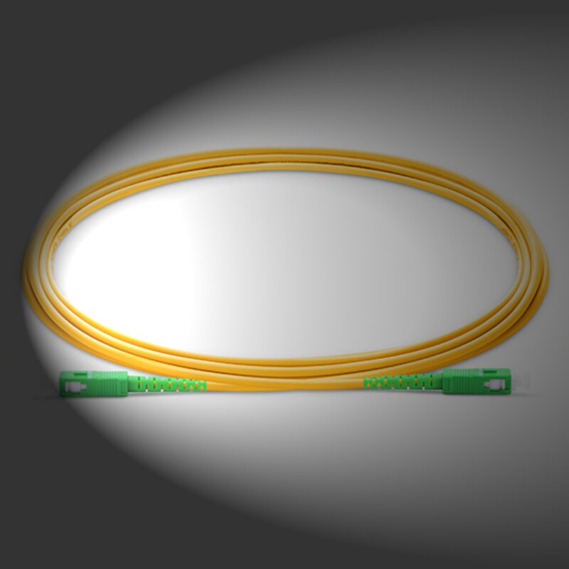 Cablu retea fibra optica pentru internet, 50 m, Verde / Galben - eMAG.ro