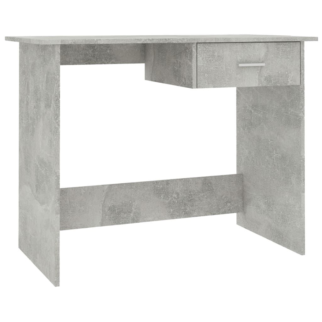 Birou, gri beton, 100 x 50 x 76 cm, PAL, desgin modern 800553 - eMAG.ro