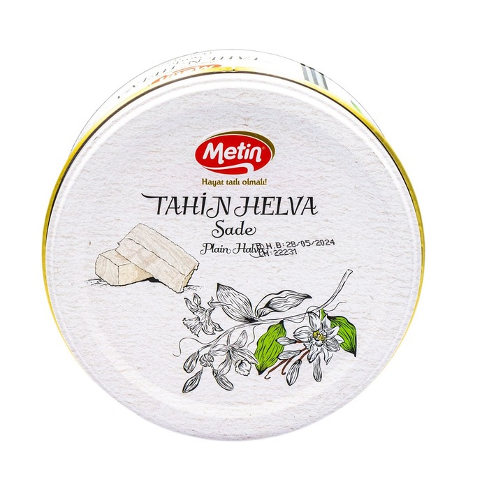 Halva turceasca, Metin, Aroma de vanilie, Fara glucoza, 800 g - eMAG.ro
