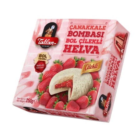 Halva turceasca, Tatlan, Umplutura de capsuni, Fara glucoza, 250g - eMAG.ro