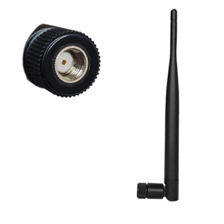 Set 2 antene WiFi, 2.4GHz, SMA-RP, Negru - eMAG.ro